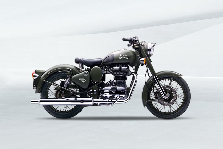 Royal Enfield Classic 500 2022 Battle Green Price, Specs & Review ...