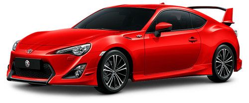 Red Toyota 86
